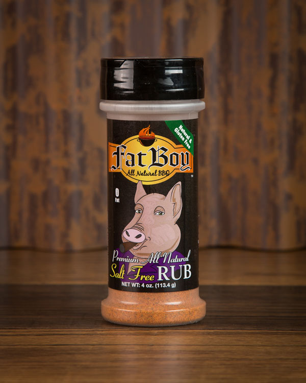 Premium All Purpose Salt Free BBQ Rub 4 oz – Fat Boy Game Seasonings